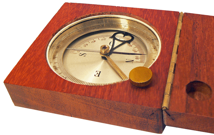 Le Compendium - Boussoles et compas - barreau aimanté - déclinaison ...